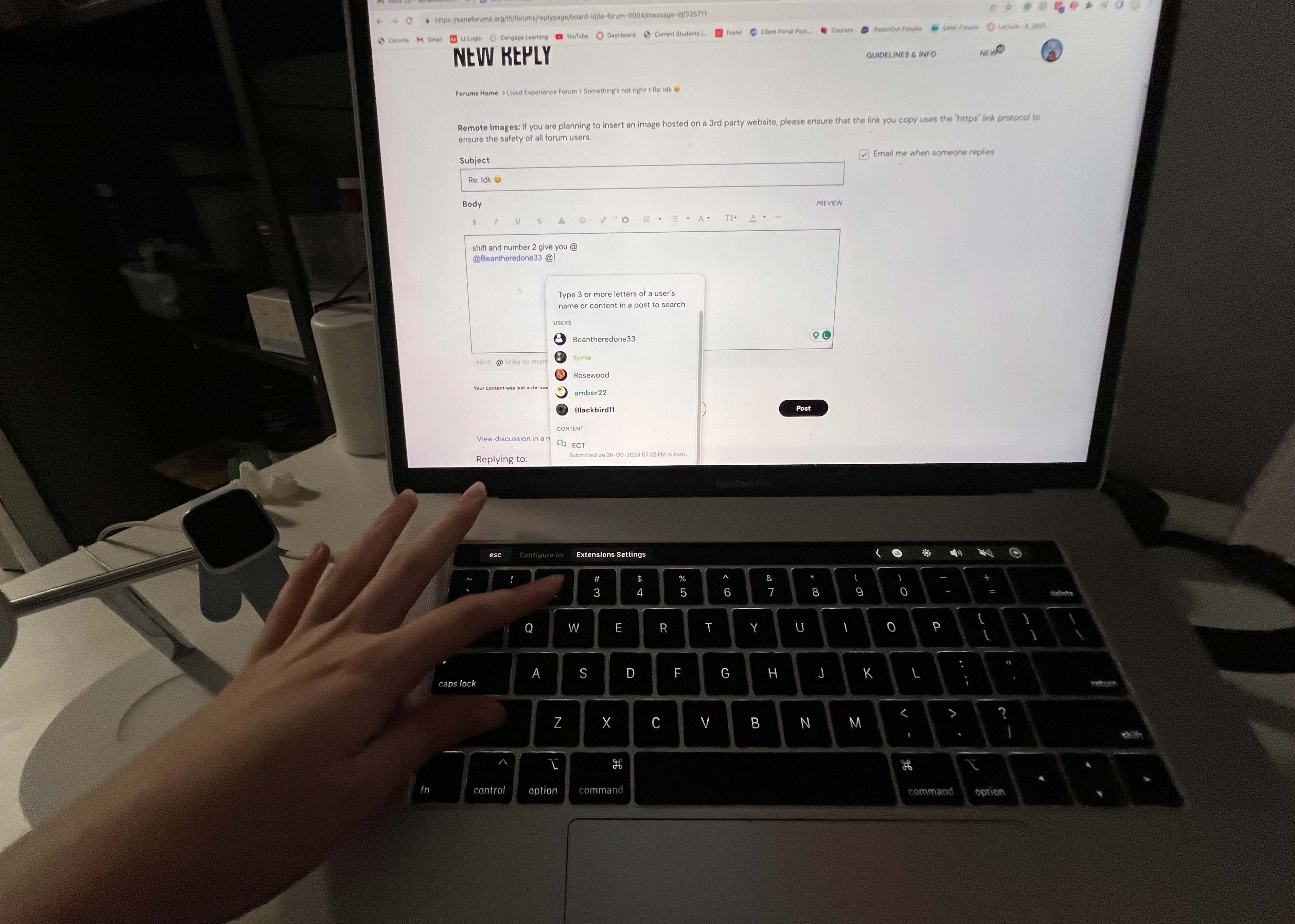 Idk 😐 - SANE Forums